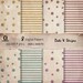 Dots Stripes Paper Digital Paper Scrapbooking Paper Printable Papers ...