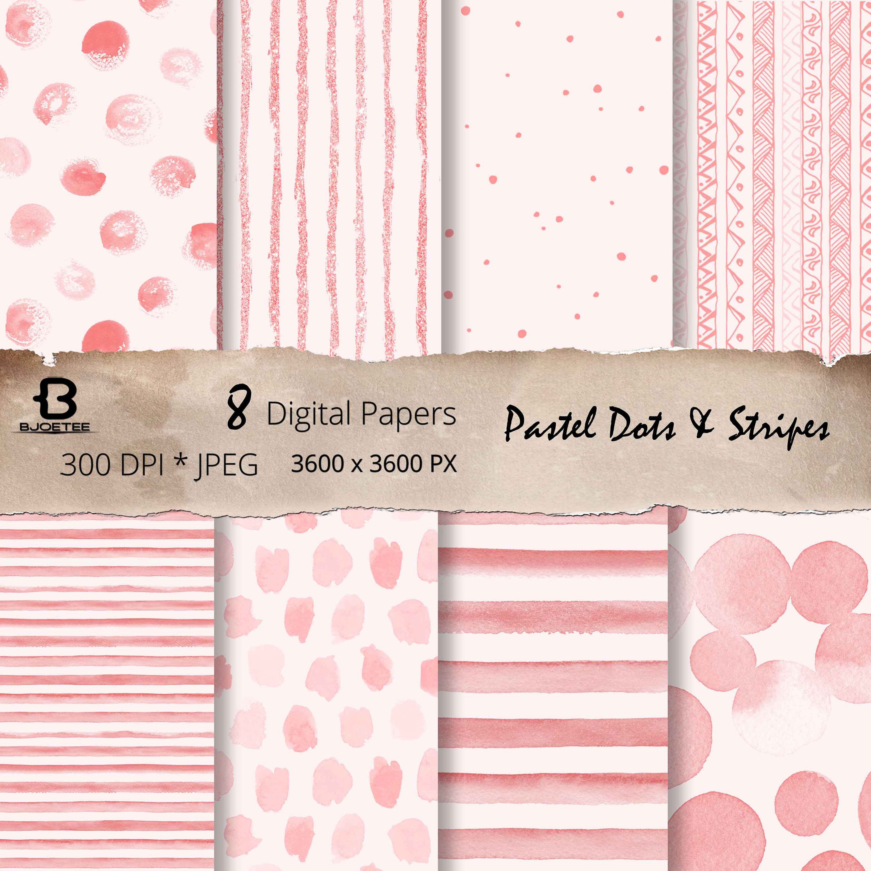 WATERCOLOR PINK DIGITAL Paper Digital Paper Pack Instant Download Pink ...