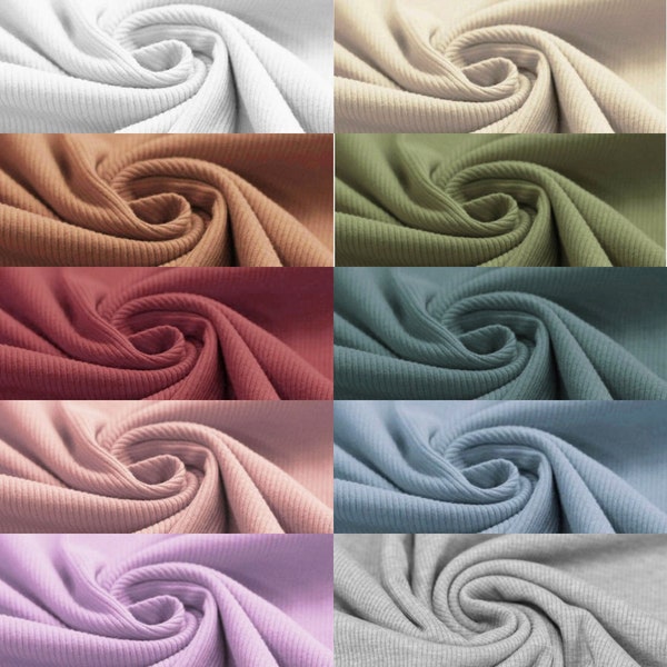 Ribbed Knit Fabric - Etsy