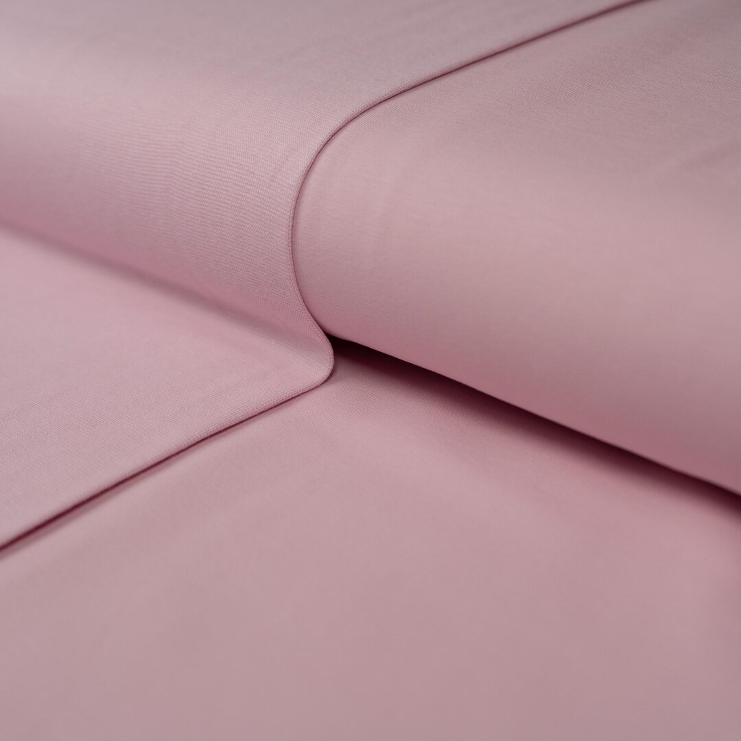 Plain Baby Pink Cotton Jersey, Solid Stretch Knit Fabric, 220gsm Jersey ...
