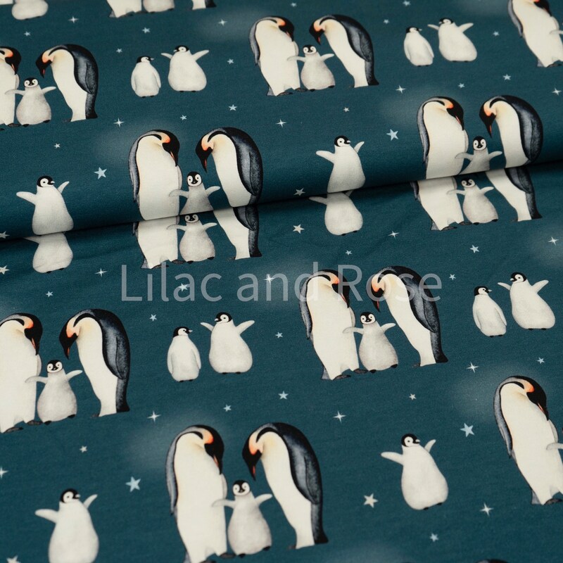 Penguin Fabric - Etsy