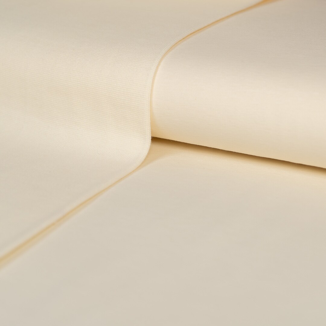 Plain Cream Cotton Jersey, Solid Stretch Knit Fabric, 220gsm - Etsy