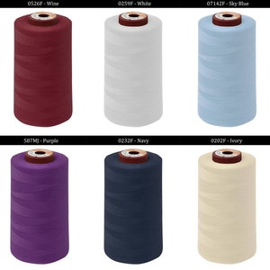 Overlocker Sewing Thread, Coats Cometa 5000 Metres per Spool, 100% ...