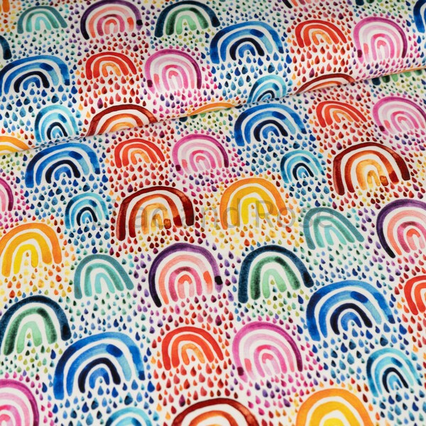 Rainbow Fabric - Etsy