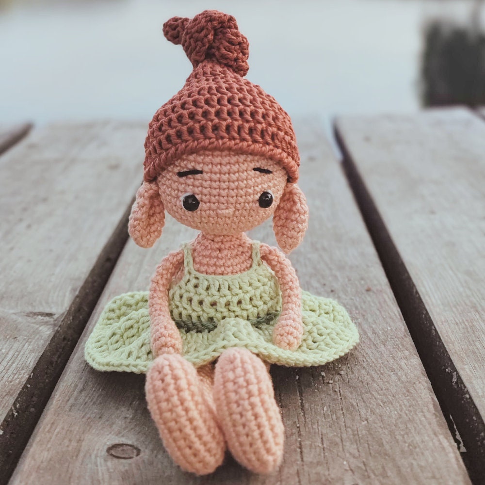 Crochet Amigurumi Elf: Lucy the Pocket Elf, Crochet Amigurumi Pattern ...