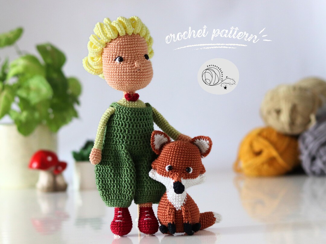 Crochet Little Prince and Fox Amigurumi Pattern - Etsy