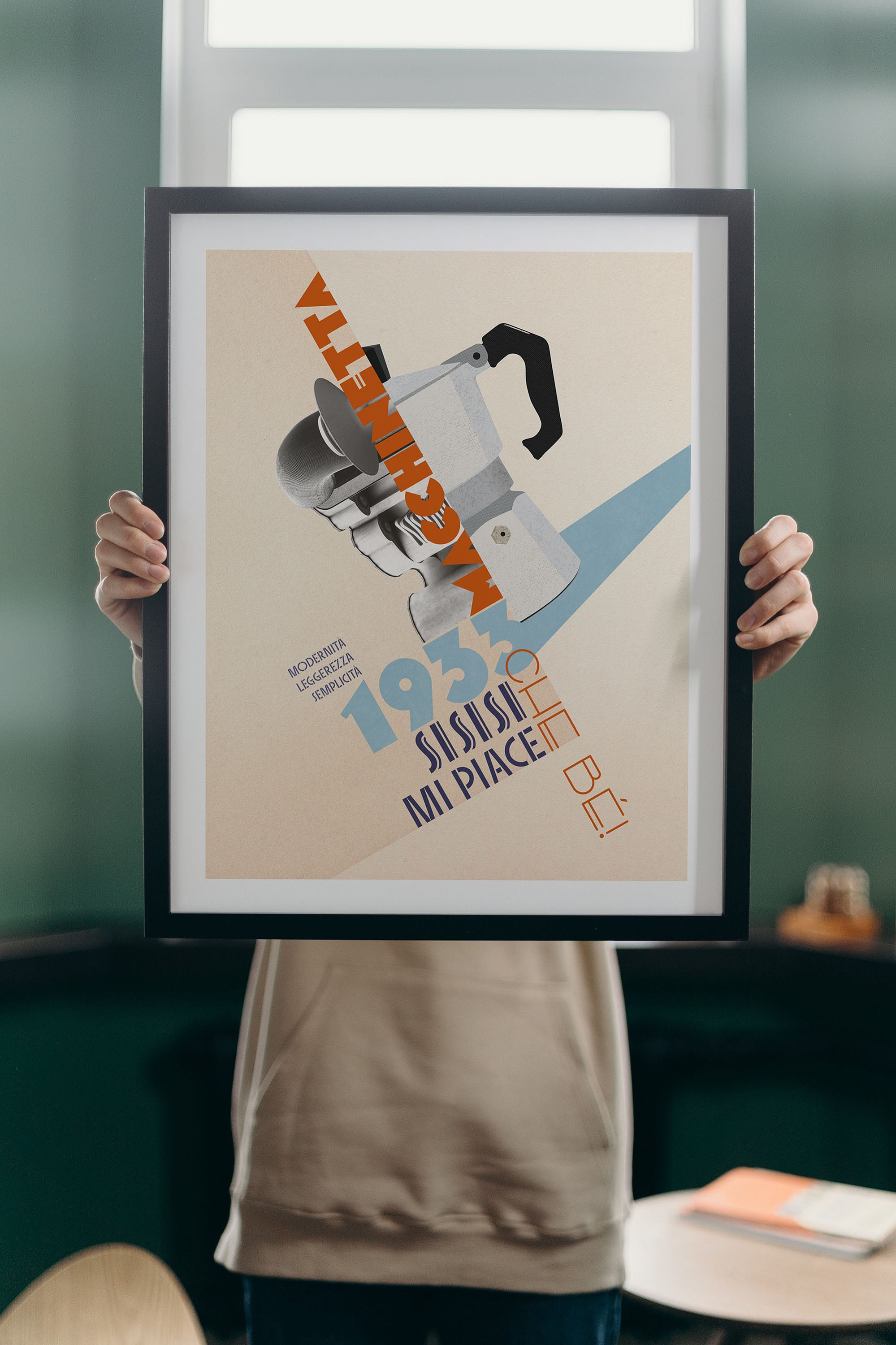 Moka Pot Print, Surreal Collage Art, Vintage Coffee Poster Art, Retro ...