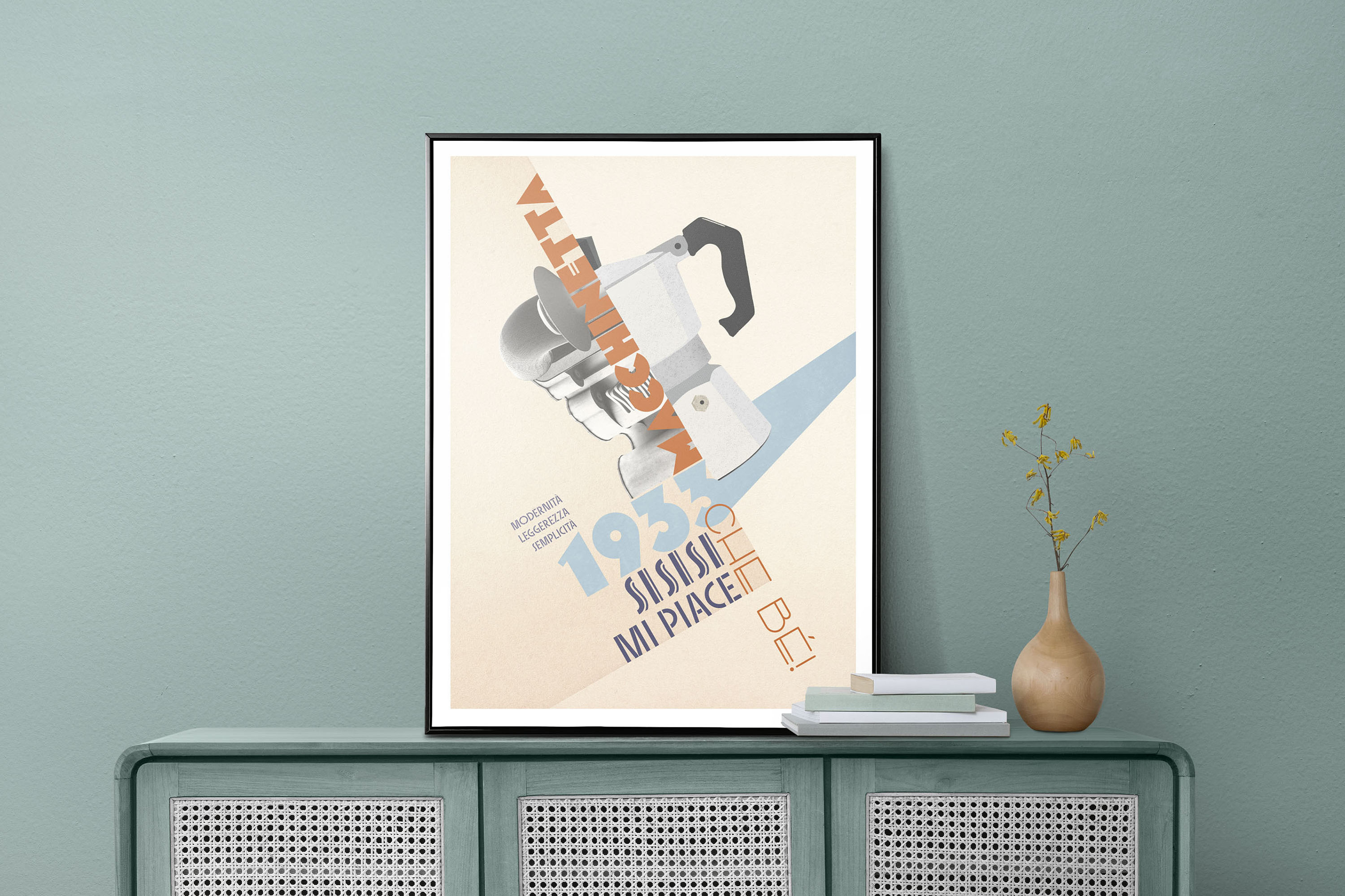 Moka Pot Print, Surreal Collage Art, Vintage Coffee Poster Art, Retro ...
