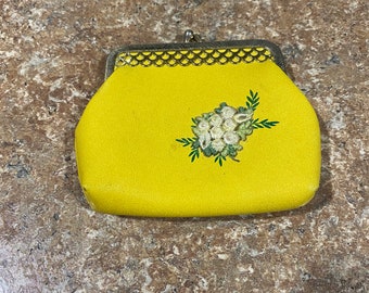Yellow Coin Purse | Etsy