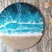 30cm Ocean Waves Art MADE TO ORDER Seascape Round Shape Wall - Etsy