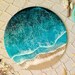 30cm Ocean Waves Art MADE TO ORDER Seascape Round Shape Wall - Etsy