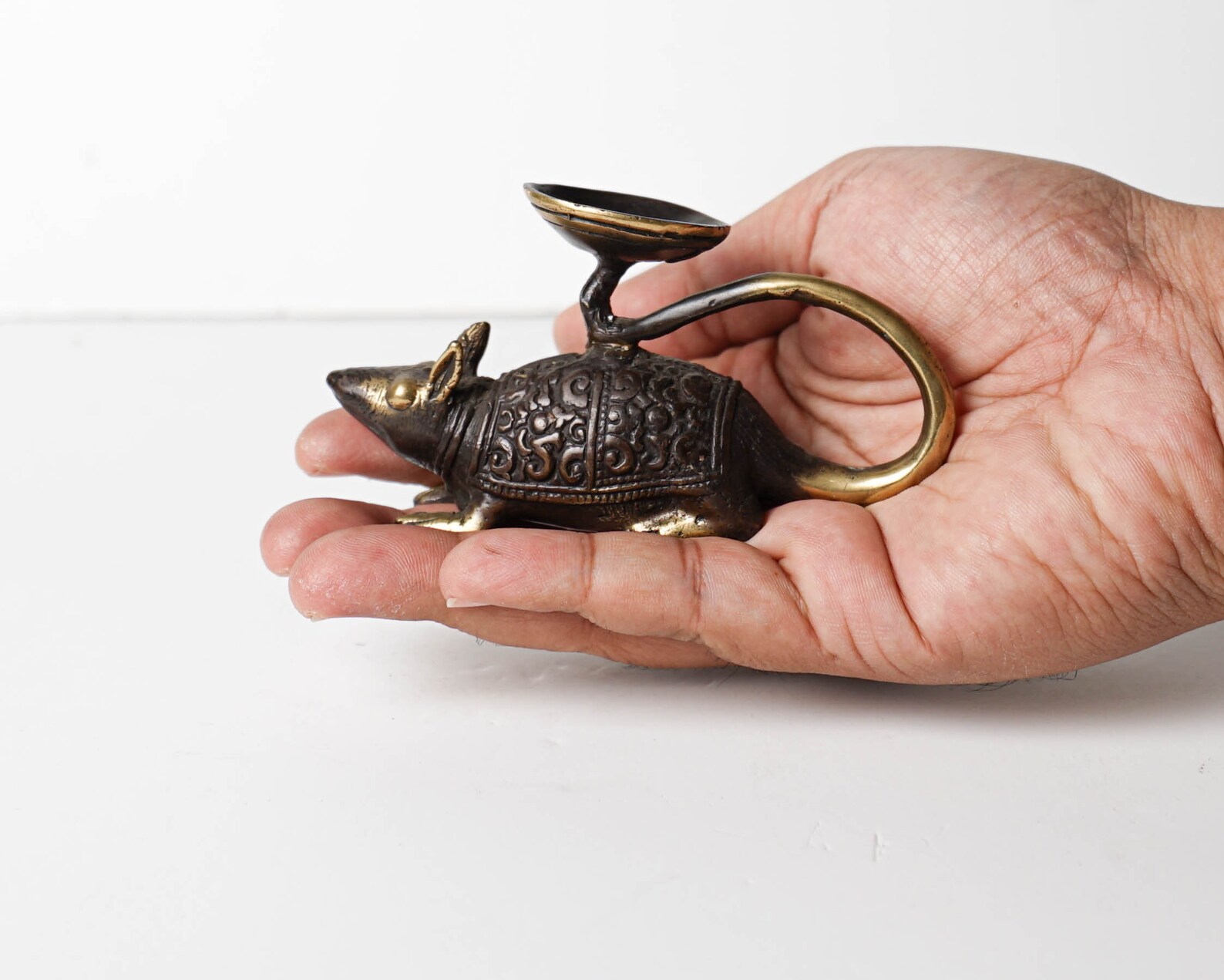 Mouse Bronze Mouse Statue Mouse Figurine Duck Brass Room | Etsy