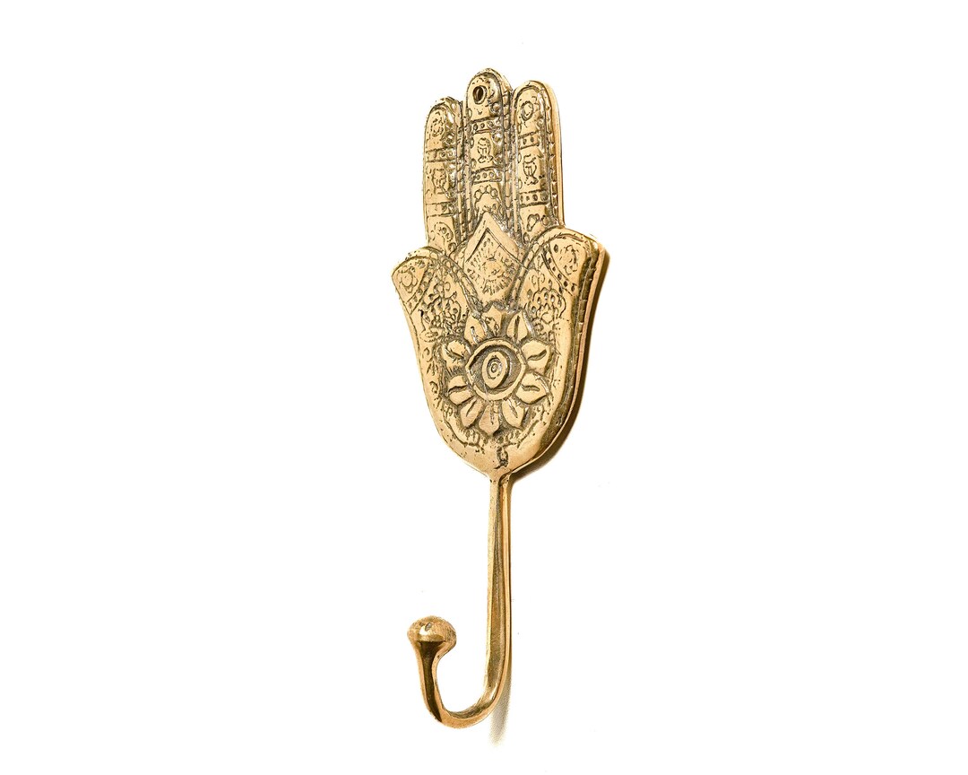 Hand of Fatima Hook 7 Inch / 18 Cm , Hamsa Hook, Kitchen Decoration, Room Decor, Gift for Mom ...