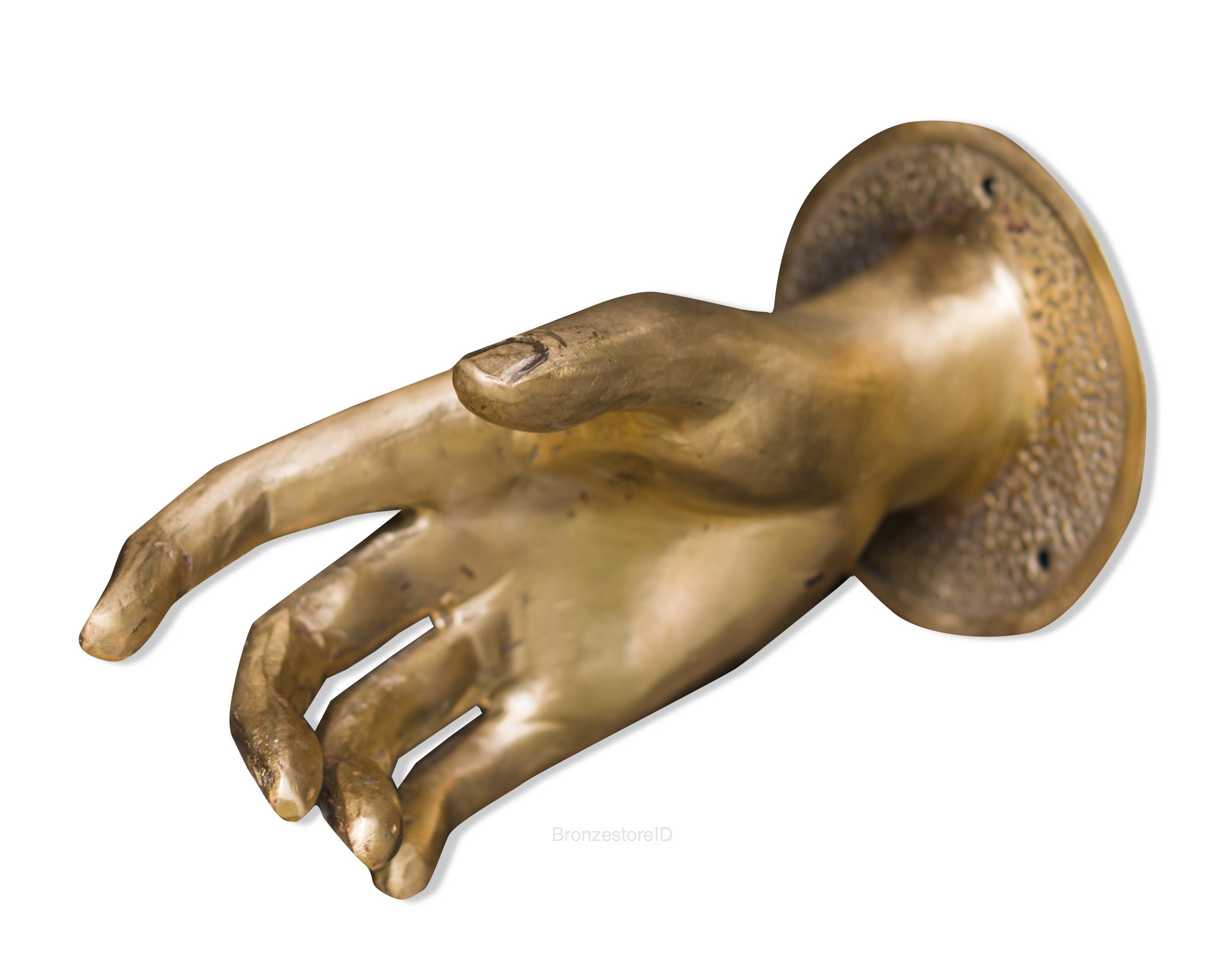 Pull Brass Door Handle Hand 1:1 Hand Size Hand Shake Door - Etsy UK