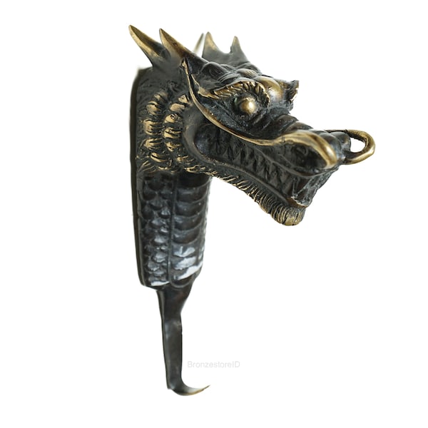 Brass Dragon Hook - Etsy