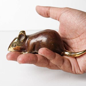 Mini Bronze Mouse Figurine, Room Decor - Etsy