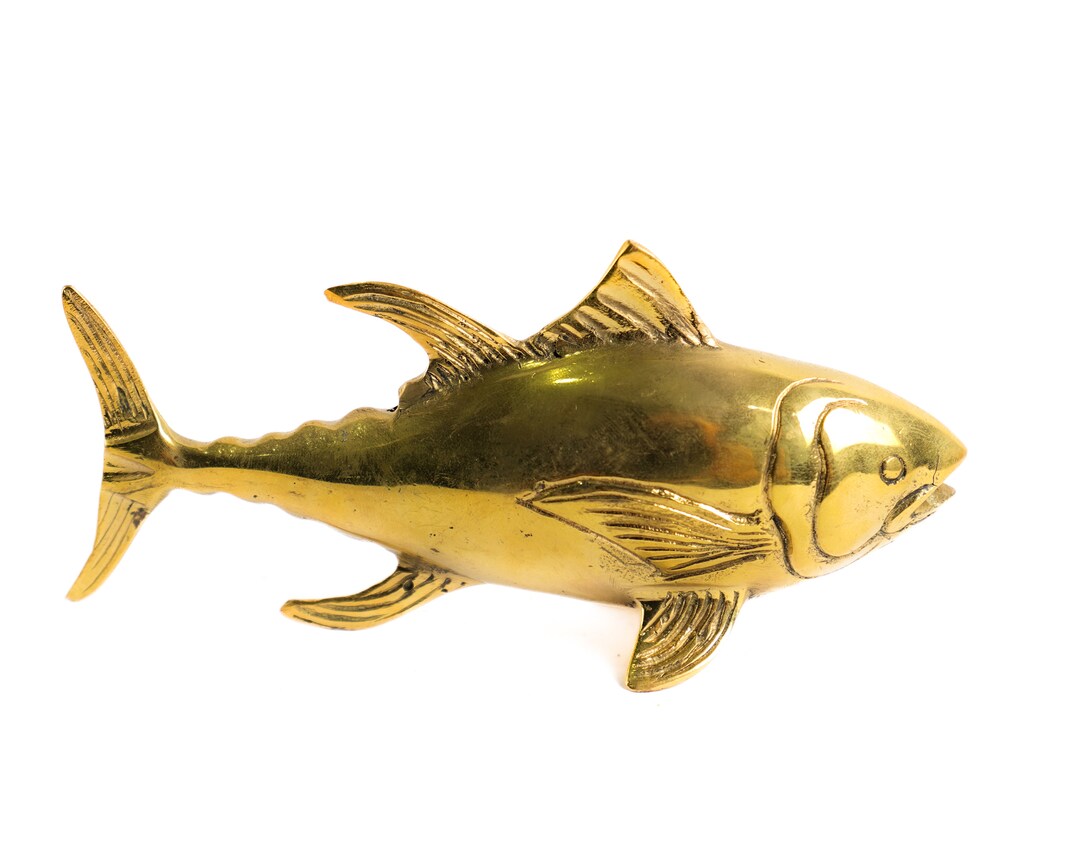 Brass Fish Figurine, Vintage Home Decor (2 Inch/5cm) - Etsy