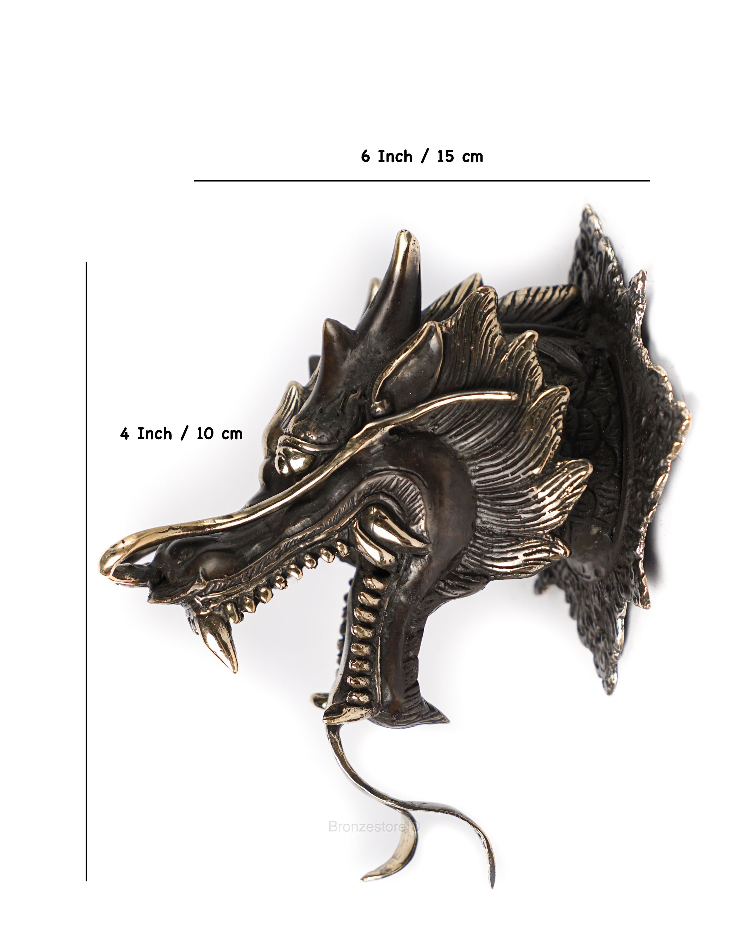 Brass Dragon Wall Hook, Fantasy Home Decor (4 Inch). - Etsy