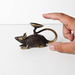 Mouse Bronze Mouse Statue Mouse Figurine Duck Brass Room | Etsy