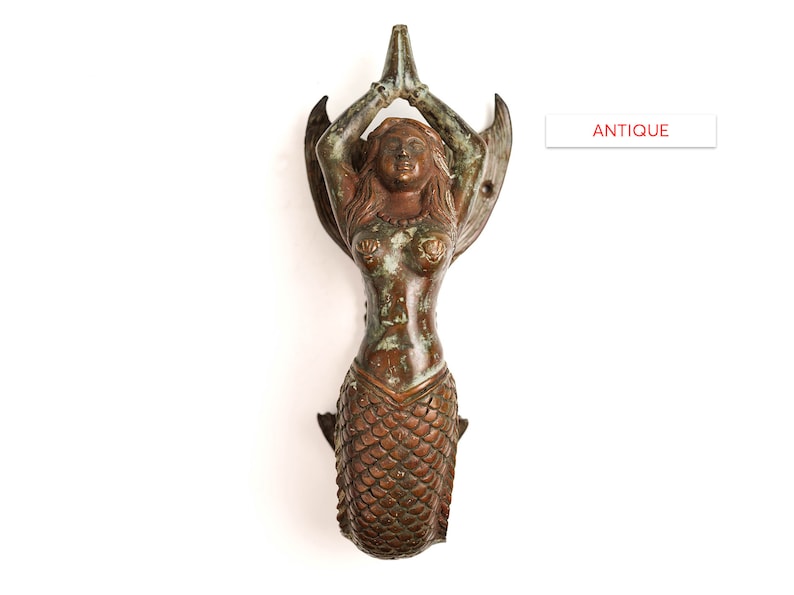 Mermaid Door Handle 11 Inch / 27 Cm LARGE Door Decor - Etsy