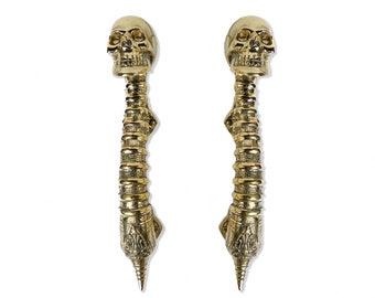 Door Handle Skull - Etsy