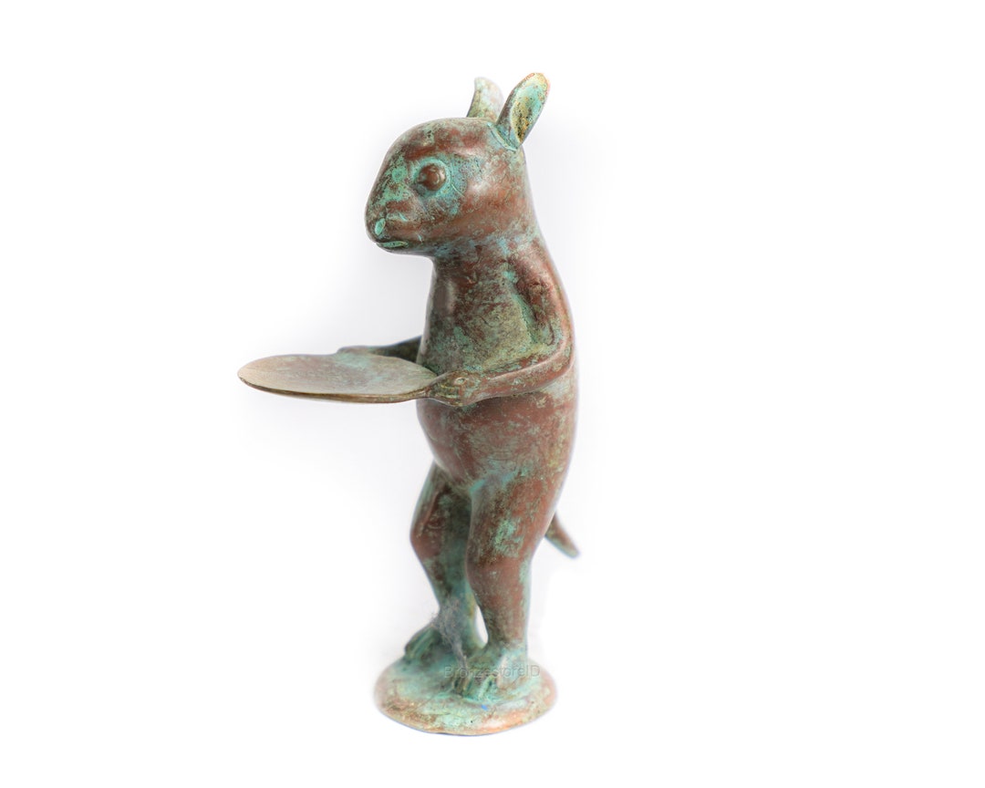 Mini Mouse Buttler 5 Inch / 12,7 Cm, Mouse Sculpture, Mouse Brass ...