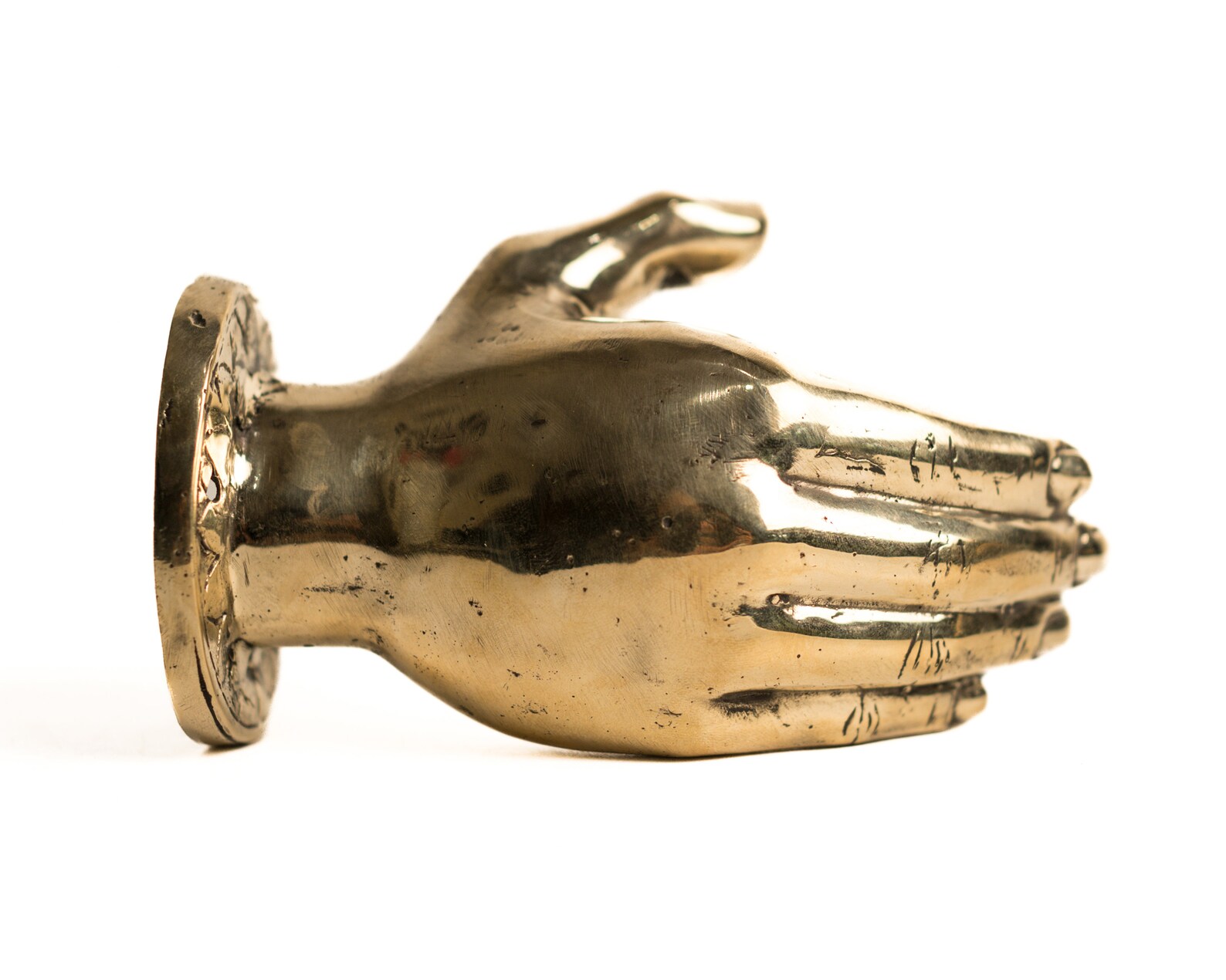 Pull Brass Door Handle Hand 3 Inch / 7 Cm Hand Shake Door - Etsy