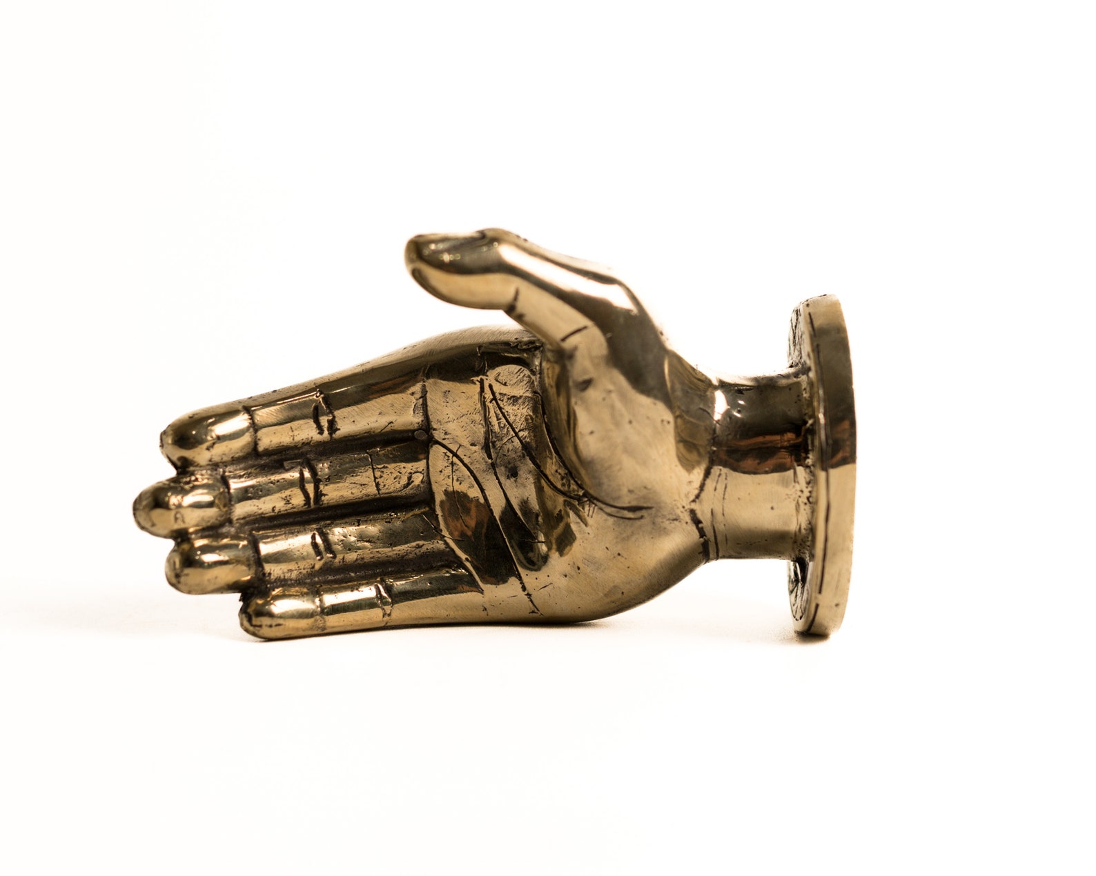 Pull Brass Door Handle Hand 3 Inch / 7 Cm Hand Shake Door - Etsy