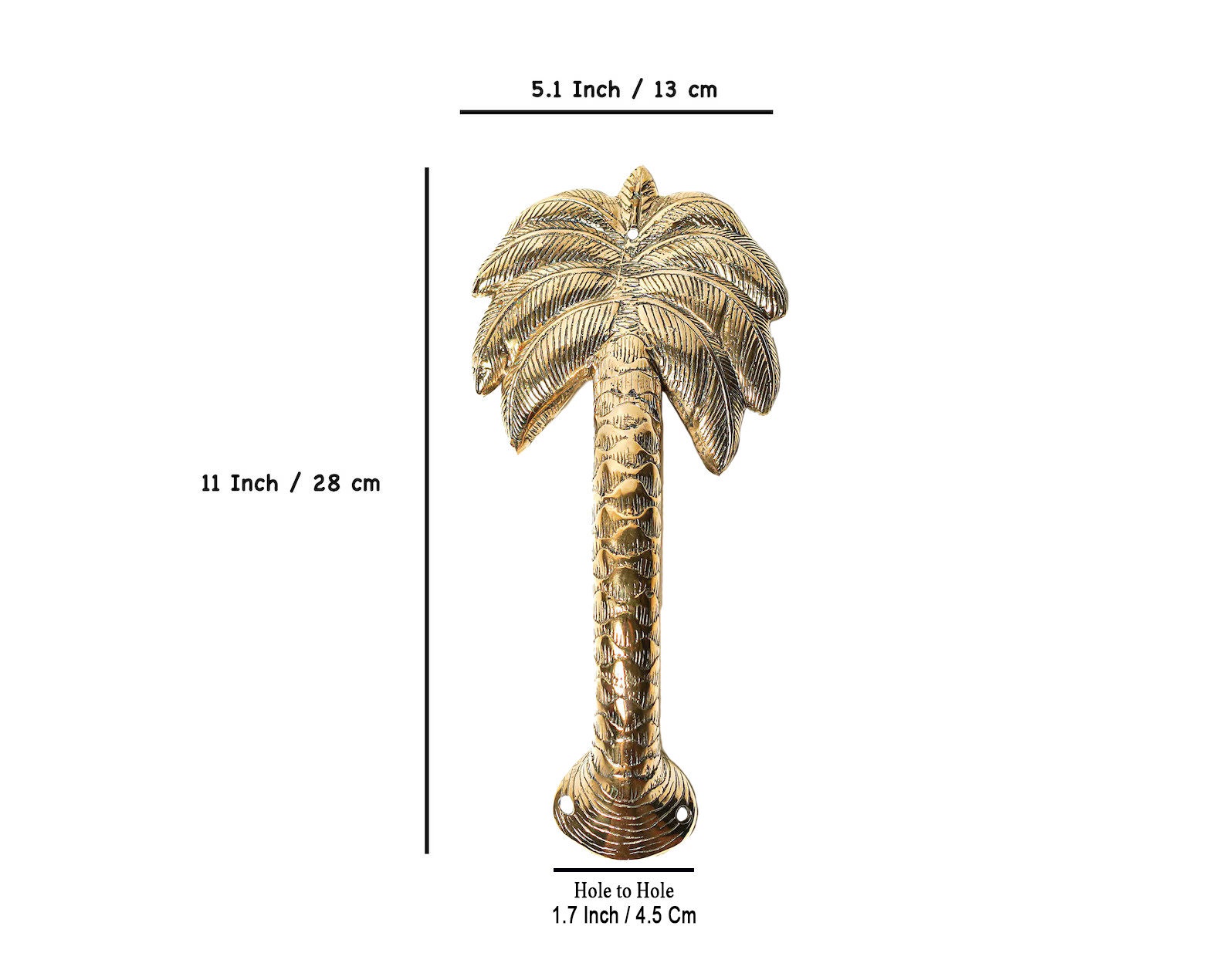 Coconut Tree Door Handle 11 Inch / 27 Cm, Door Decor, Birthday Gift ...