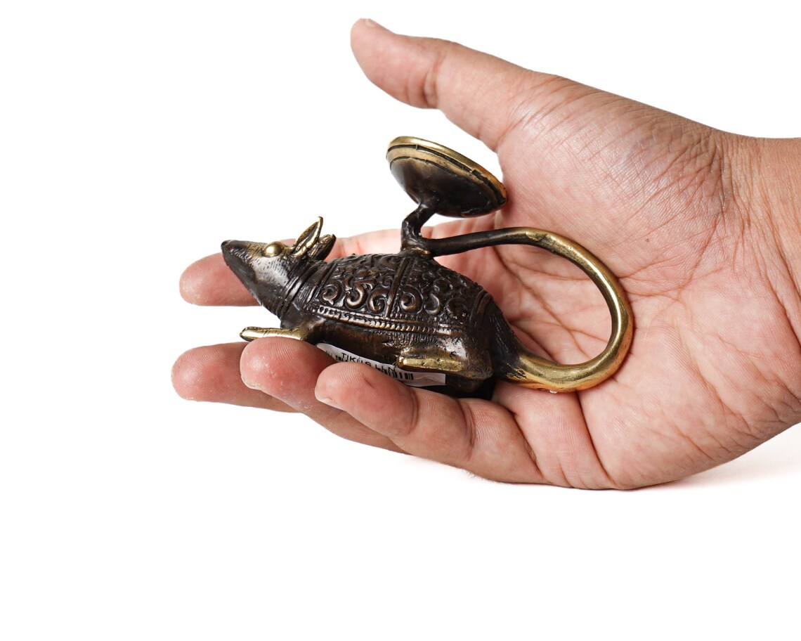 Mouse Bronze Mouse Statue Mouse Figurine Duck Brass Room - Etsy