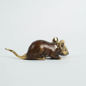 Mini Bronze Mouse Figurine, Room Decor - Etsy