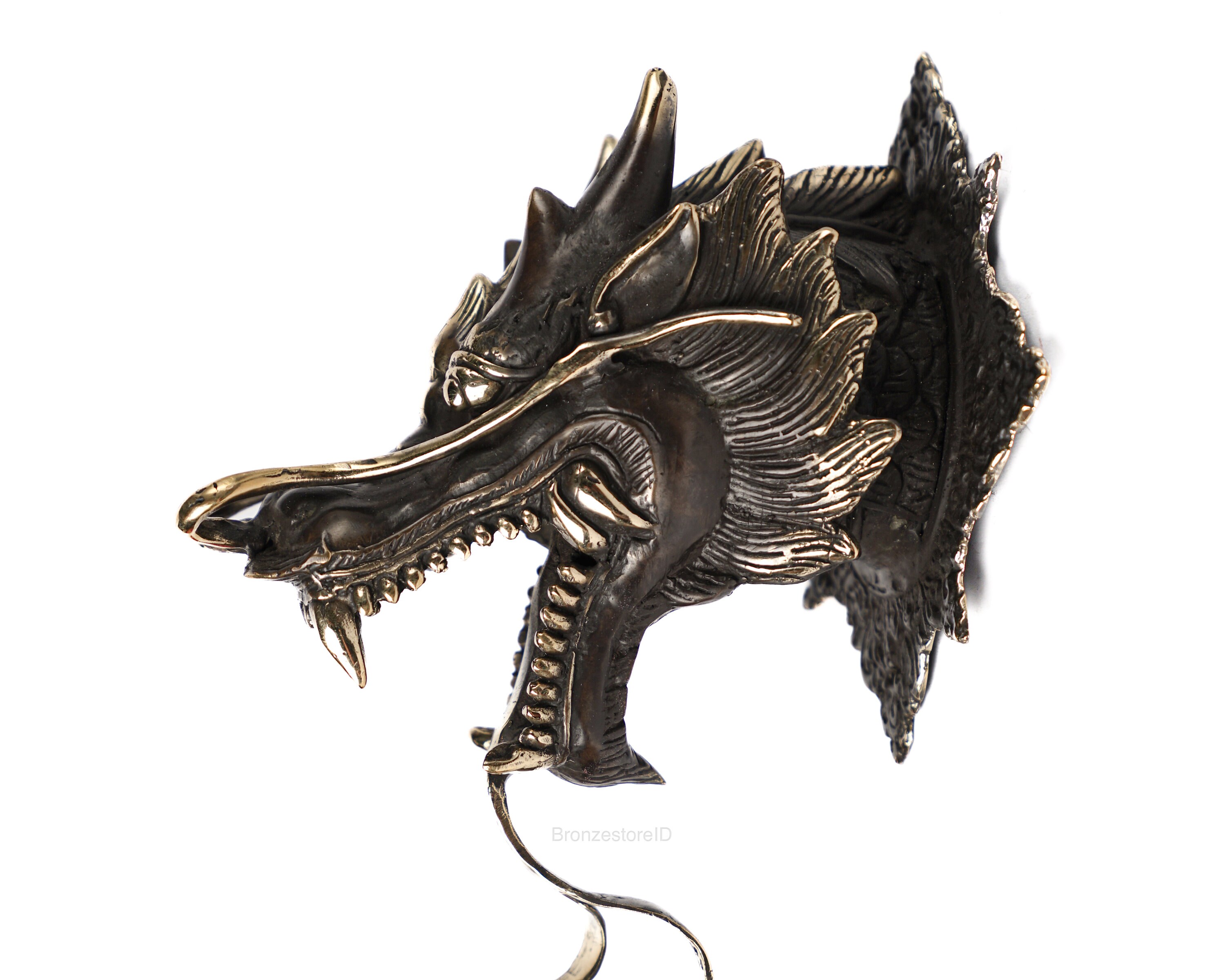 Brass Dragon Wall Hook, Fantasy Home Decor (4 Inch). - Etsy