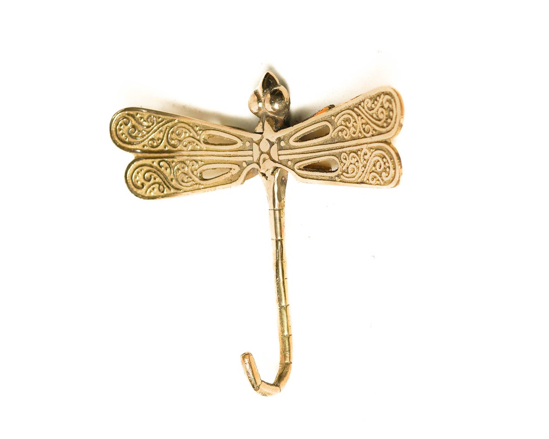 Dragonfly Hook 5 Inch / 12 Cm, Hook Bronze, Cloth Hanger, New Home ...