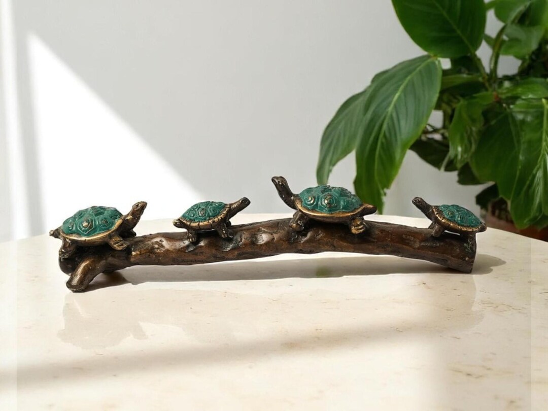 Bronze Turtle 10.5 Inch / 26 Cm Long, Animal Bronze, Bronze Sculpture ...
