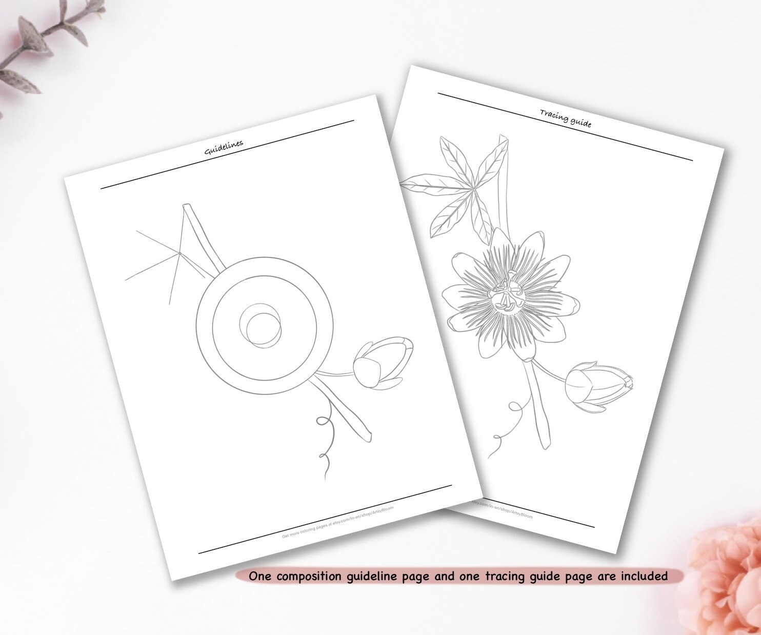How to Draw Passion Flowers, Step by Step Drawing Guide for Beginners ...