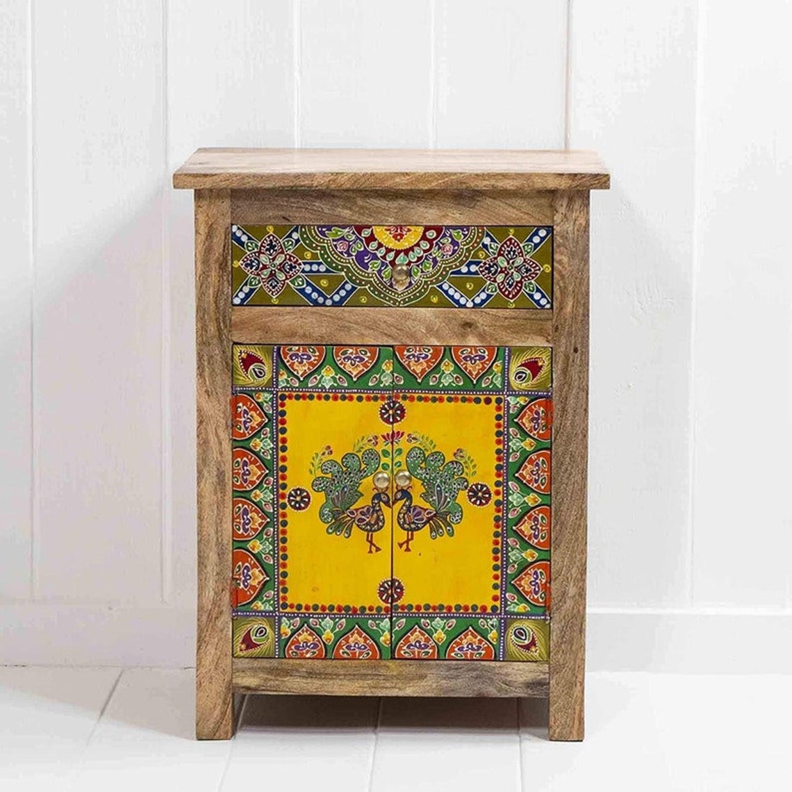 Wooden Side Table for Living Room/indian Side Table /new Look - Etsy