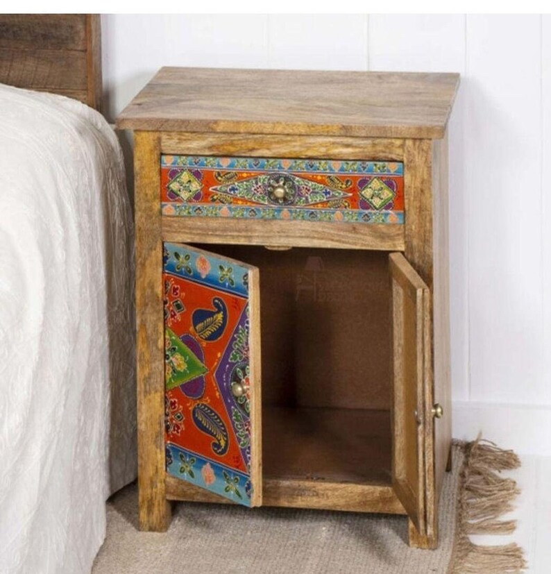 Wooden Side Table for Living Room/indian Side Table /new Look - Etsy