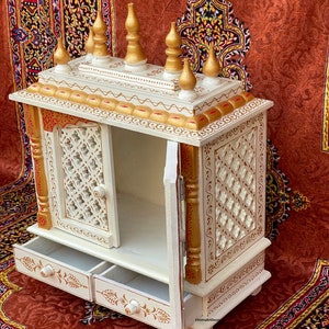 Wood Mandirwooden Indian Handcrafted Mandir Pooja Ghar Mandap,mandir ...