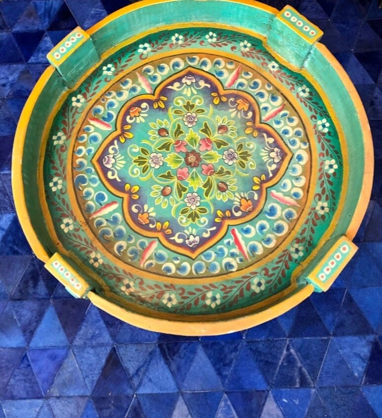 Wooden Panting Chakki Table2 Design Coffee Tableside - Etsy UK