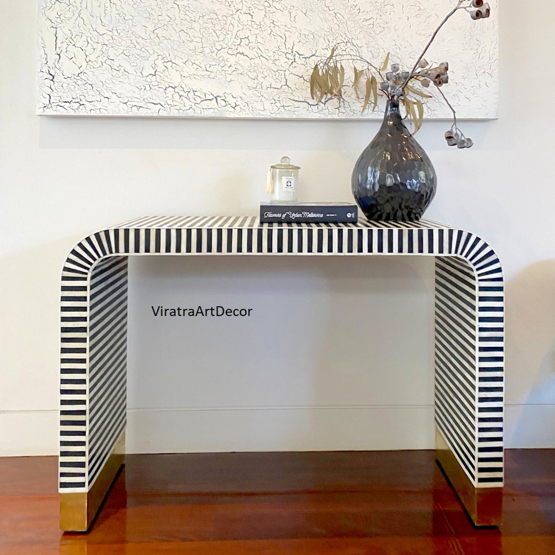 Wooden Indian Beautiful Bone Inlay Coffee Tablebone Inlay - Etsy