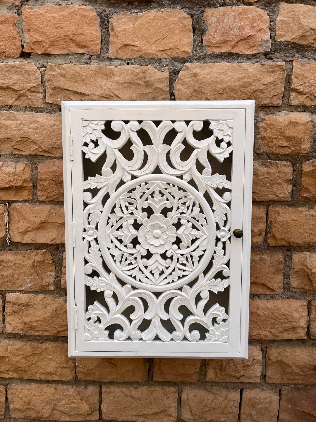 Indian Wooden Wall Hanging Cabinet/indian Bathroom Hanging and Store ...