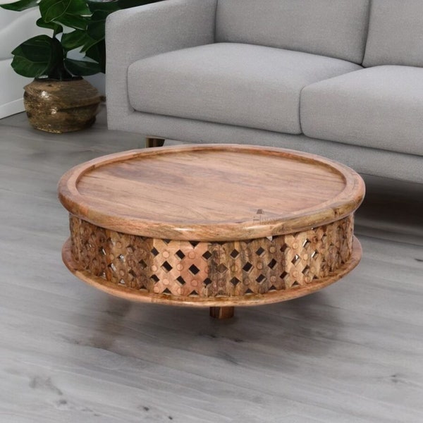 Round Side Table - Etsy