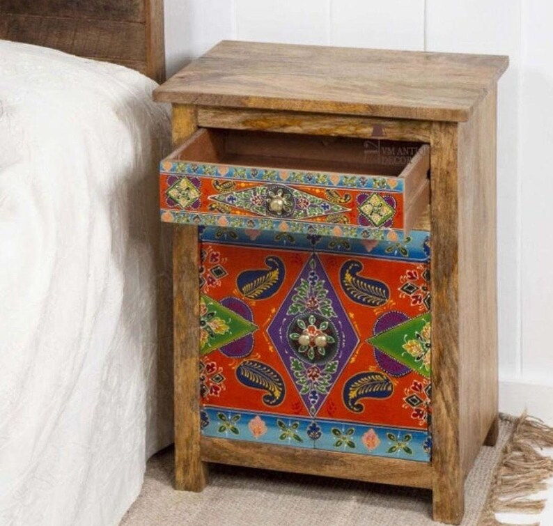 Wooden Side Table for Living Room/indian Side Table /new Look - Etsy