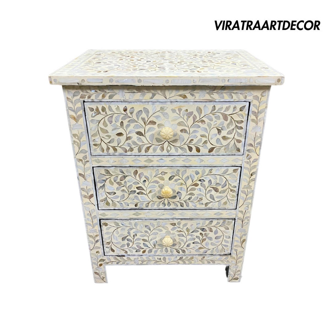 Bone Inlay 3 Drawer Dresser bone Inlay Sideboardbone Inlay - Etsy