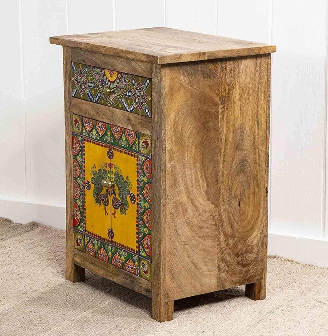 Wooden Side Table for Living Room/indian Side Table /new Look - Etsy
