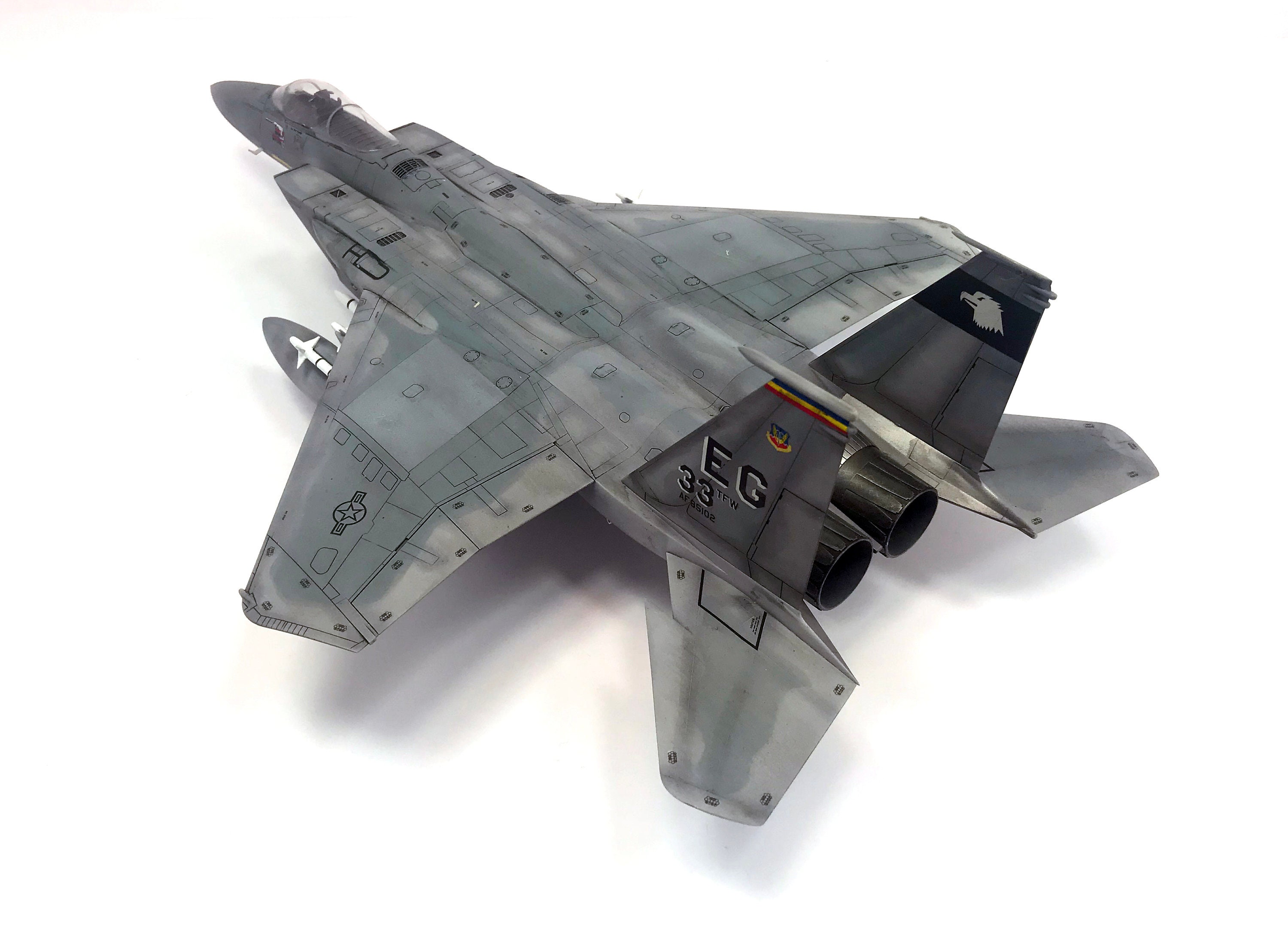 1/48 Scale Mcdonnell Douglas F-15 Eagle - Professionally Built Scale ...