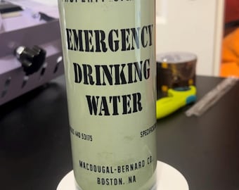 EMERGENCY DRINKING WATER Tumbler Fallout 2025 Sublimation - Etsy