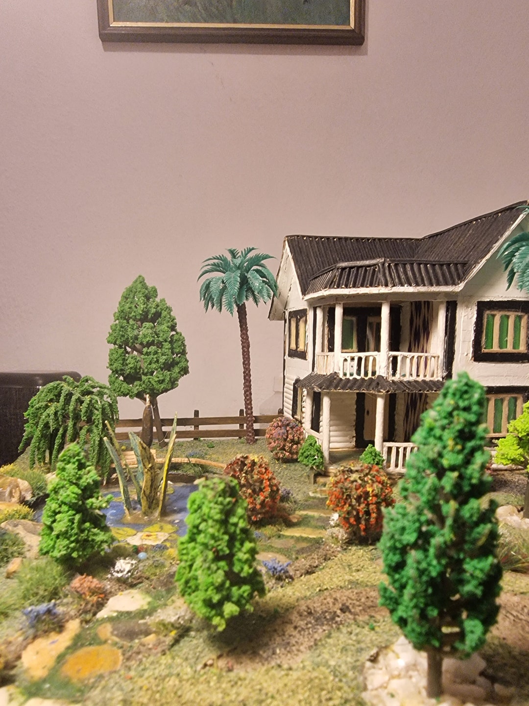 Hand Made Model of a House, Miniature Design, Handmade, Handmade Model ...