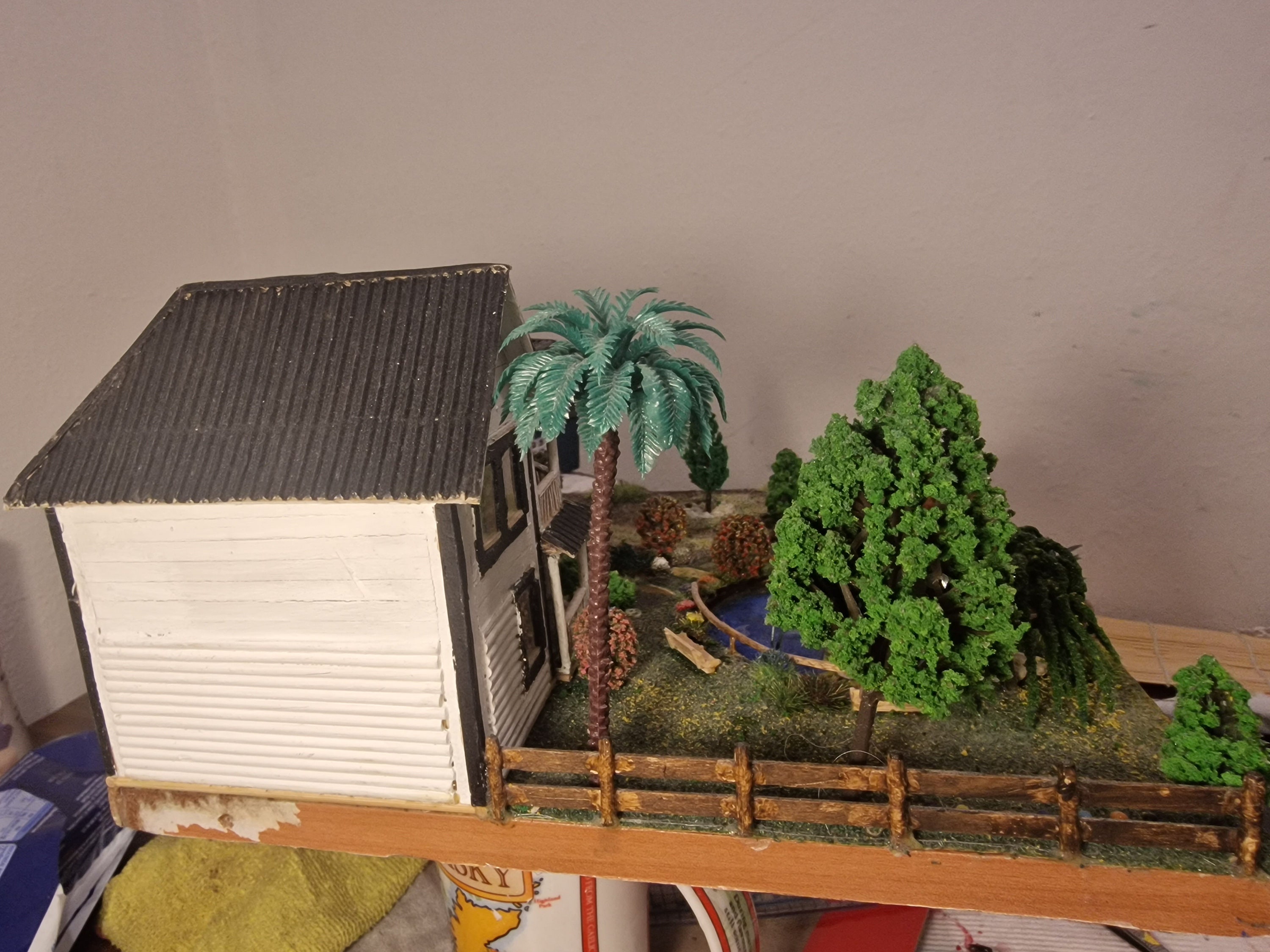 Hand Made Model of a House, Miniature Design, Handmade, Handmade Model ...