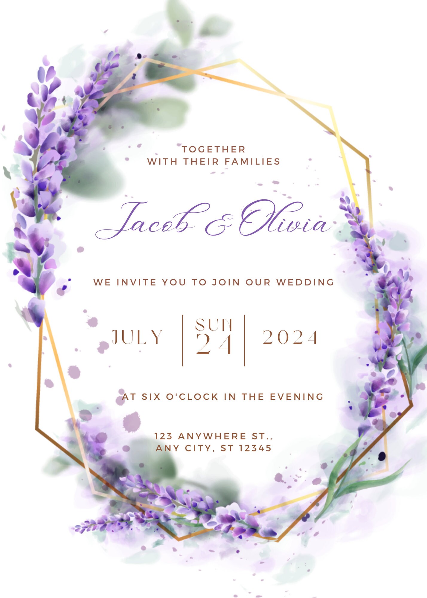 Wedding Invitation Digital - Etsy